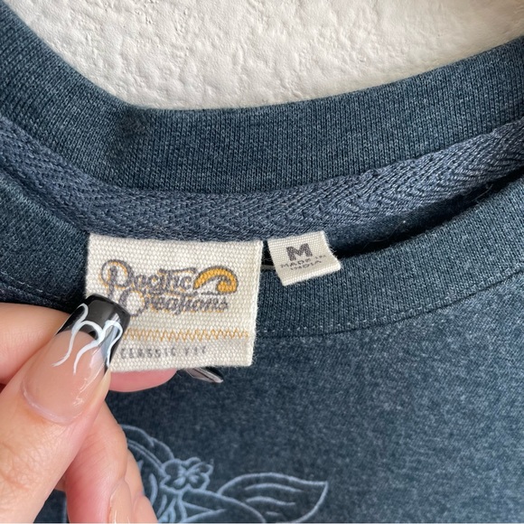 Pacific Creations | Tops | Pacific Creations Navy Pin Up Mermaid Noosa ...